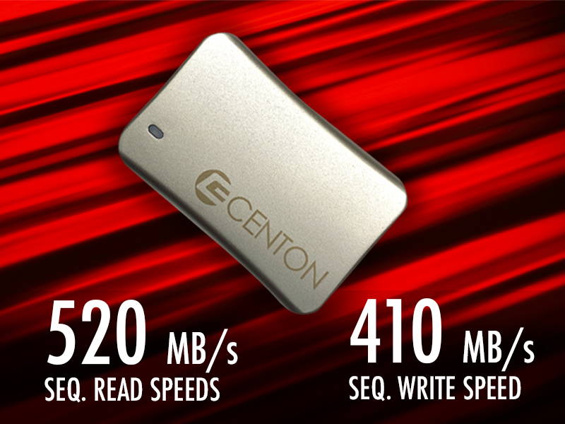 External SSD, USB-C 3.2 Gen 2 Memory Power – Centon Electronics